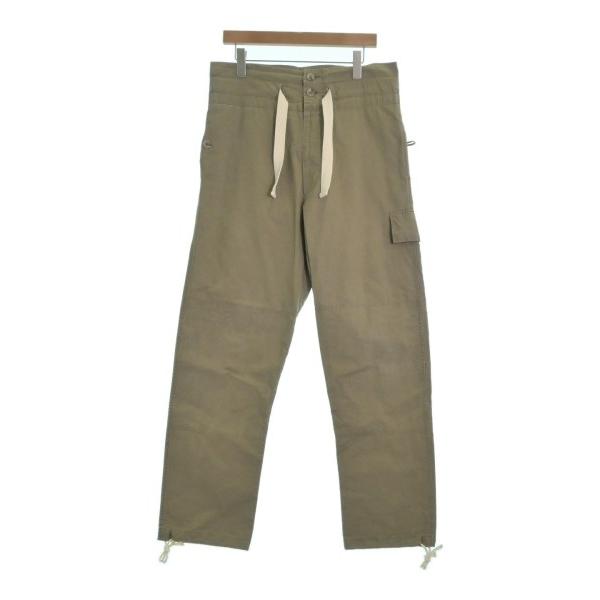 【タイプ】メンズ【商品番号】2200370932224r20231013【コンディション】ランク：B   【カラー】カーキ【サイズ】-(XS位)【実寸(cm)】ウエスト:87cm,裾周り:46.5cm,ヒップ:94cm,わたり:67cm,股...