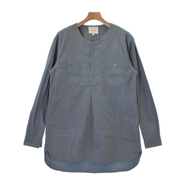 【タイプ】メンズ【商品番号】2200482236043r20240910【コンディション】ランク：B   詳細：色あせがあります。【カラー】ブルーグレー【サイズ】38(M位)【実寸(cm)】身幅:53.5cm,肩幅:48.5cm,袖丈:64...