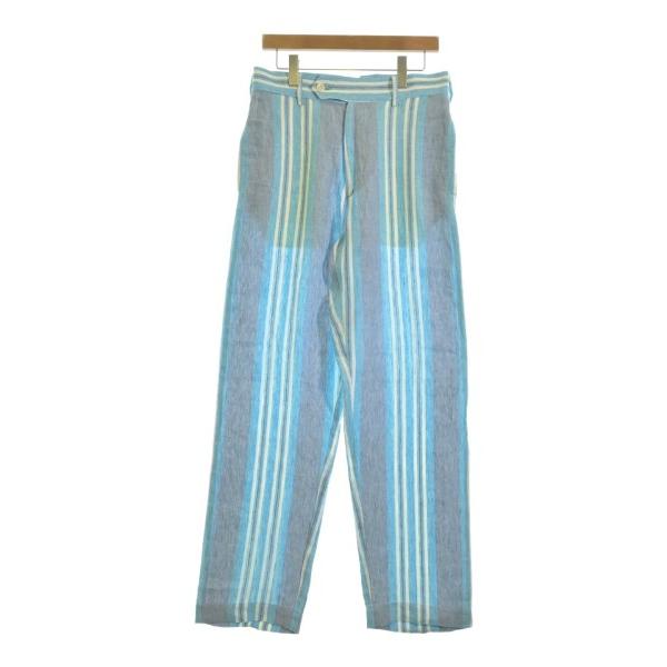【ブランド】NICHOLAS DALEY (ニコラスデイリー)【タイプ】メンズ【商品番号】2200624329022r20251113【コンディション】ランク：B   【カラー】青x白(ストライプ)【サイズ】28(S位)【実寸(cm)】ウエ...
