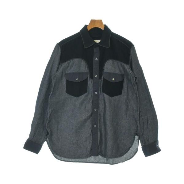 【ブランド】NICHOLAS DALEY (ニコラスデイリー)【タイプ】メンズ【商品番号】2200635770097r20260305【コンディション】ランク：B   詳細：品質表示なし【カラー】紺【サイズ】38(S位)【実寸(cm)】身幅...