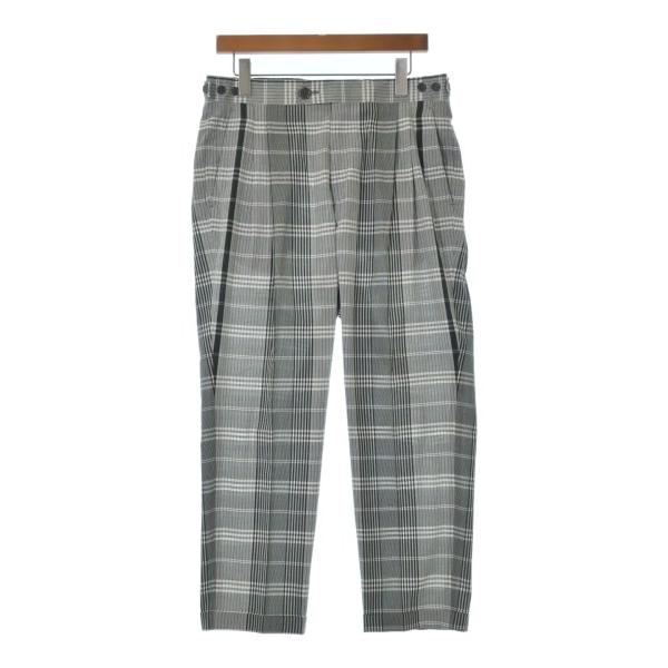 【ブランド】I OWE YOU ART COMES FIRST (アイオウユーアートカムズファースト)【タイプ】メンズ【商品番号】2200634661228r20251216【コンディション】ランク：A   【カラー】グレーx白x深緑(チェ...