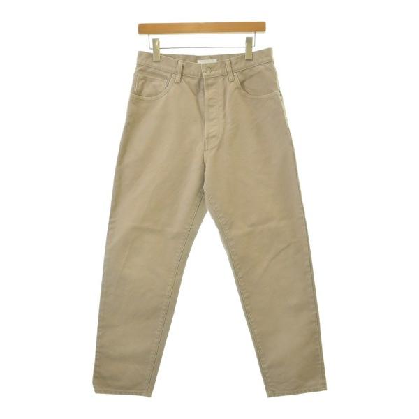 【ブランド】HATSKI (ハツキ)【タイプ】メンズ【商品番号】2200575011342r20250917【コンディション】ランク：B   【カラー】ベージュ【サイズ】2(M位)【実寸(cm)】ウエスト:76cm,裾周り:34cm,ヒップ...