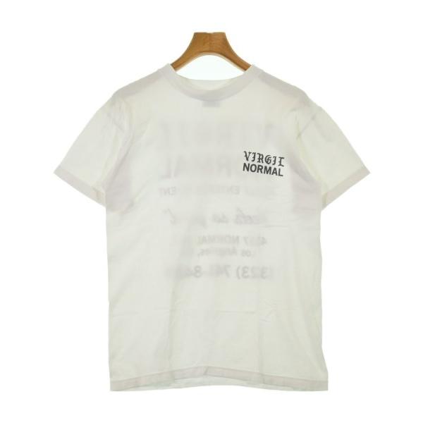 【ブランド】VIRGIL NORMAL (バージルノーマル)【タイプ】メンズ【商品番号】2200597403071r20251026【コンディション】ランク：B   【カラー】白【サイズ】M【実寸(cm)】身幅:46.5cm,肩幅:48cm...