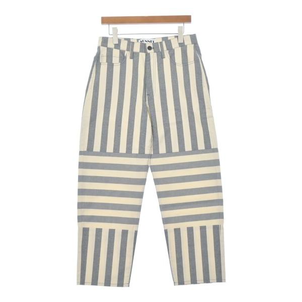 【ブランド】SUNNEI (スンネイ)【タイプ】メンズ【商品番号】2200657863333r20260223【コンディション】ランク：A   【カラー】グレーxアイボリー(総柄)【サイズ】S【実寸(cm)】ウエスト:77cm,裾周り:41...