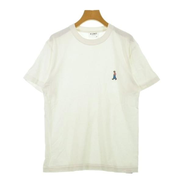 【ブランド】H.UNIT STORE LABEL (エイチユニットストアレーベル)【タイプ】レディース【商品番号】2200591361162r20251003【コンディション】ランク：B   詳細：スレ、毛羽立ちあり【カラー】白【サイズ】M...