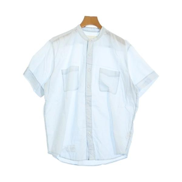 【ブランド】Vas-y Lentement (ヴァジーラントマン)【タイプ】メンズ【商品番号】2200604678140r20251009【コンディション】ランク：B   詳細：毛羽立ちあり【カラー】水色【サイズ】-(M位)【実寸(cm)】...