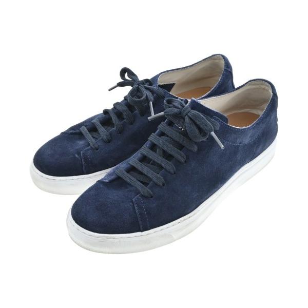 【ブランド】OFFICINA SLOWEAR (オフィチーナスローウエア)【タイプ】メンズ【商品番号】2200652701029r20260207【コンディション】ランク：B   詳細：スレ、汚れあり【カラー】紺【サイズ】EU41(26cm...