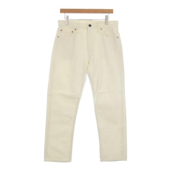 【ブランド】cantate (カンタータ)【タイプ】メンズ【商品番号】2200606411134r20250928【コンディション】ランク：B   詳細：品質表示なし【カラー】アイボリー【サイズ】-(M位)【実寸(cm)】ウエスト:80.5...