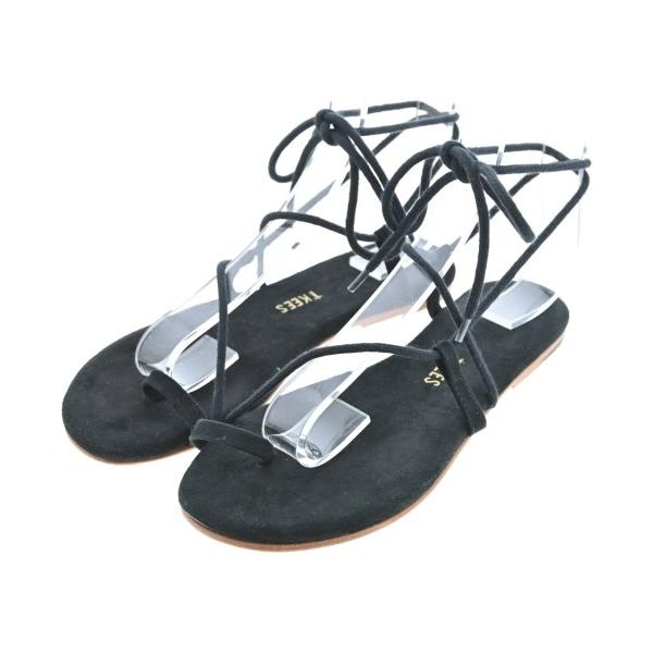 【ブランド】TKEES (ティキーズ)【タイプ】レディース【商品番号】2200628502087r20260103【コンディション】ランク：B   【カラー】黒【サイズ】UK5(23.5cm位)【実寸(cm)】ヒール:1.5cm,ソール裏(...