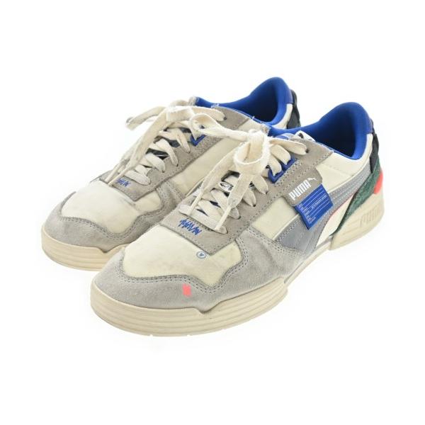 【ブランド】ADER error (アーダーエラー)【タイプ】メンズ【商品番号】2200682365031r20260515【コンディション】ランク：C   詳細：表面汚れあり【カラー】アイボリーxグレーx緑等【サイズ】26.5cm【実寸(...