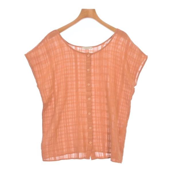 【ブランド】humility (ユミリティー)【タイプ】レディース【商品番号】2200585195124r20250813【コンディション】ランク：B   【カラー】オレンジ(チェック)【サイズ】38(M位)【実寸(cm)】身幅:49.5c...