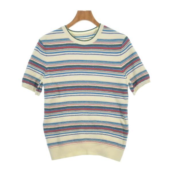 【ブランド】AIME LEON DORE (エメレオンドレ)【タイプ】メンズ【商品番号】2200680702050r20260521【コンディション】ランク：B   【カラー】アイボリーx緑x赤等(ボーダー)【サイズ】XS【実寸(cm)】身...
