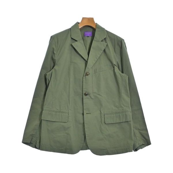 【ブランド】YARDAGE (ヤーデージ)【タイプ】メンズ【商品番号】2200620868037r20251130【コンディション】ランク：B   【カラー】カーキ【サイズ】L【実寸(cm)】身幅:49cm,肩幅:45cm,袖丈:63cm,...