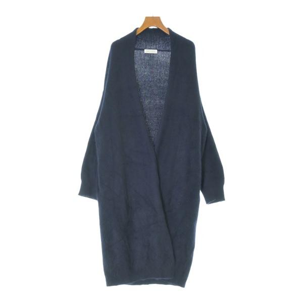 【ブランド】miroir de ensuite (ミロワールドゥエンスウィート)【タイプ】レディース【商品番号】2200637977029r20260202【コンディション】ランク：B   詳細：全体毛羽立ちあり【カラー】紺【サイズ】F【実...