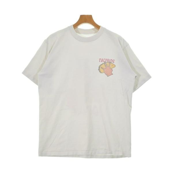 【ブランド】TACORIDE (タコライド)【タイプ】メンズ【商品番号】2200639096360r20260121【コンディション】ランク：B   詳細：全体スレあり【カラー】オフホワイト【サイズ】F【実寸(cm)】身幅:53.5cm,肩...
