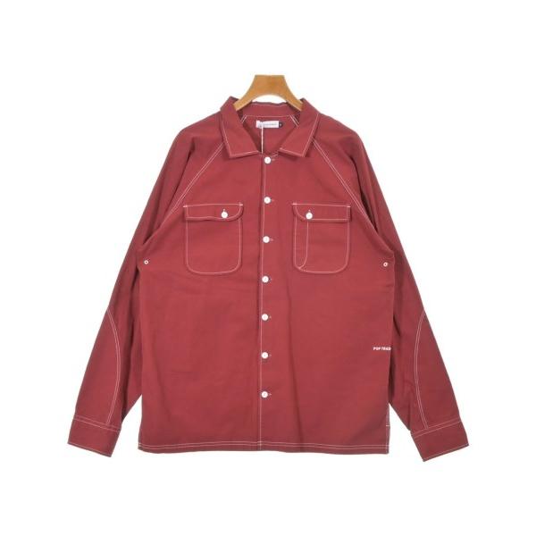 【ブランド】POP TRADING COMPANY (ポップトレーディングカンパニー)【タイプ】メンズ【商品番号】2200542494031r20260424【コンディション】ランク：新品同様   【カラー】赤【サイズ】XL【実寸(cm)】...