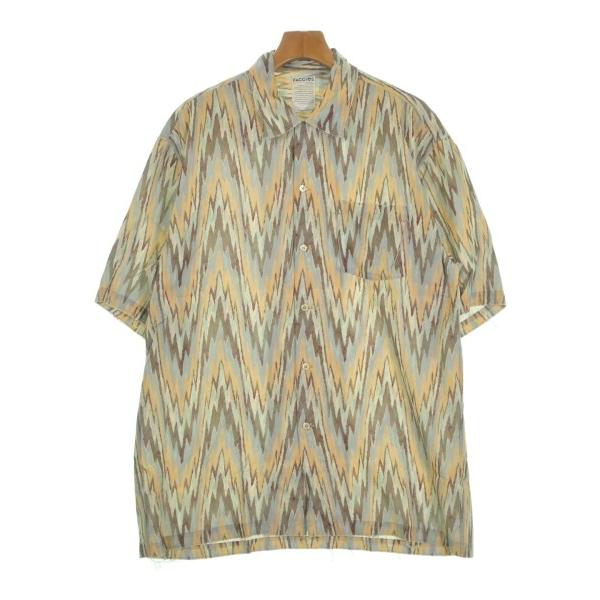 【ブランド】Faccies (ファッチーズ)【タイプ】メンズ【商品番号】2200661215067r20260302【コンディション】ランク：B   詳細：ブランドタグ汚れあり【カラー】オレンジxグレーx赤等(総柄)【サイズ】2(L位)【実...