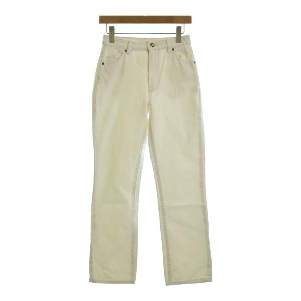 【ブランド】ROLLA'S (ローラス)【タイプ】レディース【商品番号】2200589352097r20250918【コンディション】ランク：B   詳細：所々汚れあり【カラー】白【サイズ】25(S位)【実寸(cm)】ウエスト:66cm,裾...
