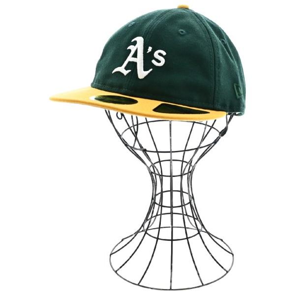 【タイプ】メンズ【商品番号】2200483206151r20240914【コンディション】ランク：B   【カラー】緑x黄【サイズ】58.7【実寸(cm)】頭まわり:57cm,ツバ:7cm,高さ:10cm【素材】ポリエステル100% 【原産...