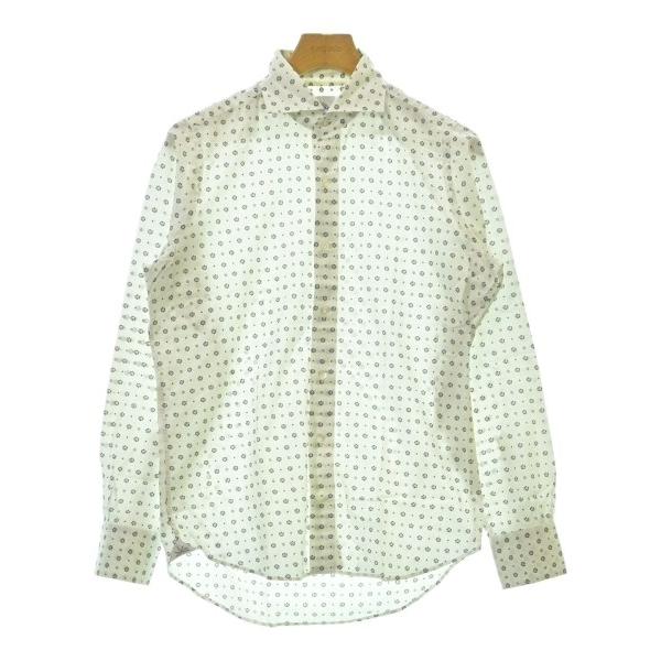 【ブランド】GALLIPOLI camiceria (ガリポリカミチェリア)【タイプ】メンズ【商品番号】2200617868057r20251029【コンディション】ランク：B   詳細：首まわり汚れあり【カラー】白系(総柄)【サイズ】46...