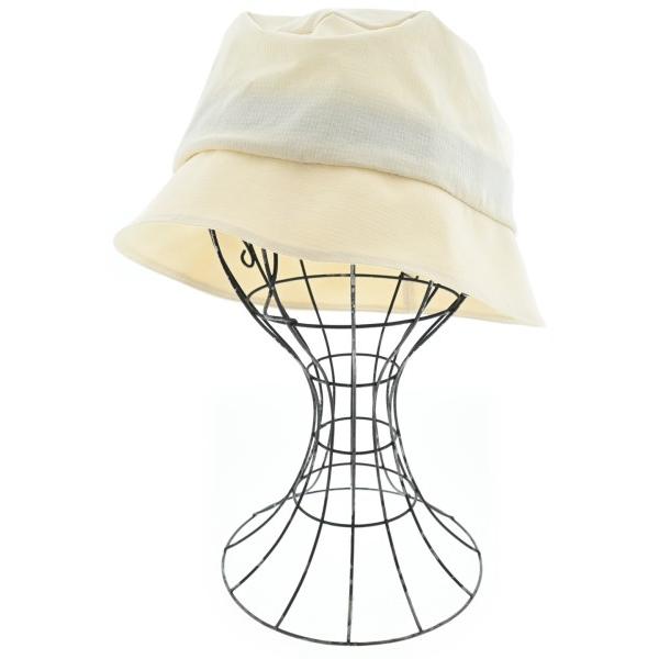 【ブランド】CUP AND CONE (カップアンドコーン)【タイプ】メンズ【商品番号】2200628734129r20260103【コンディション】ランク：B   【カラー】アイボリー【サイズ】L【実寸(cm)】頭まわり:60cm,ツバ:...