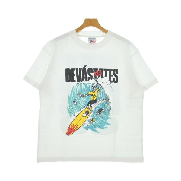 【ブランド】DEVA STATES (ディーヴァ　ステイツ)【タイプ】メンズ【商品番号】2200679396093r20260427【コンディション】ランク：B   【カラー】白【サイズ】L【実寸(cm)】身幅:57.5cm,肩幅:53.5...