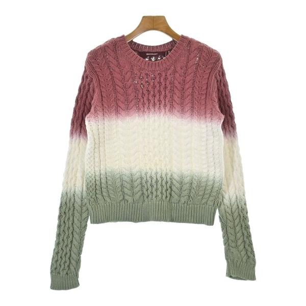 【ブランド】SIES MARJAN (シエスマルジャン)【タイプ】レディース【商品番号】2200632914043r20251203【コンディション】ランク：B   【カラー】赤x白x緑(グラデーション)【サイズ】XS【実寸(cm)】身幅:...