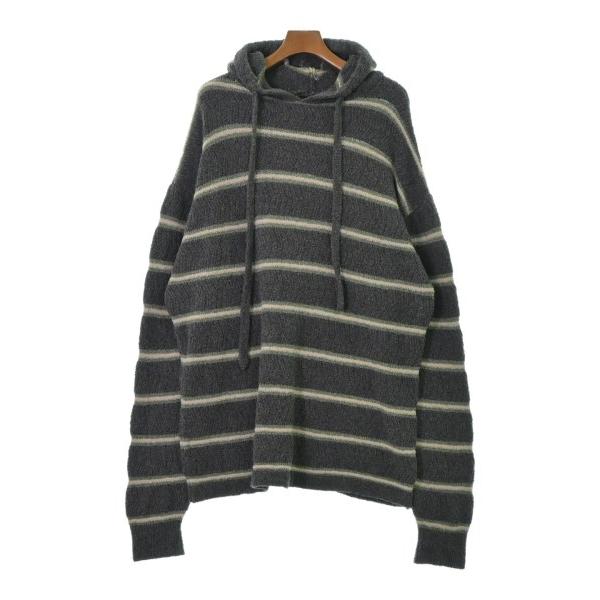 【ブランド】SHOOP (シュープ)【タイプ】メンズ【商品番号】2200450093135r20240517【コンディション】ランク：A   【カラー】グレーx白x緑(ボーダー)【サイズ】M【実寸(cm)】身幅:70cm,肩幅:66cm,袖...