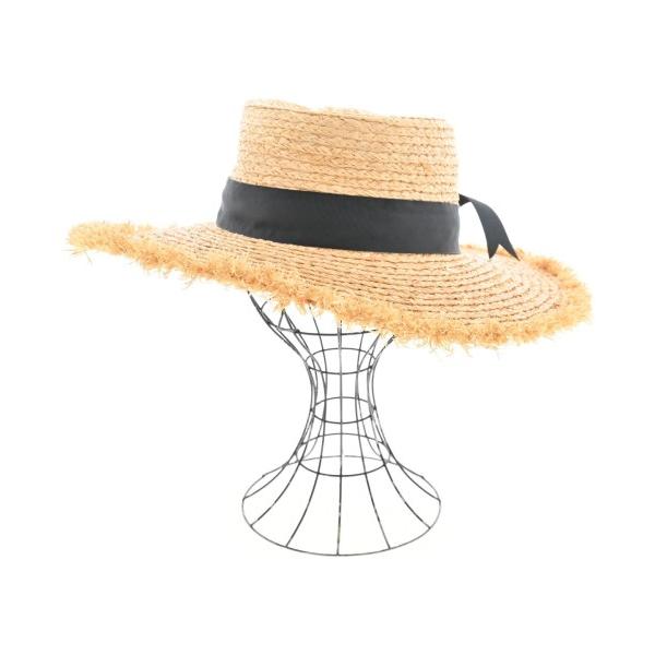 【ブランド】Lack of Color (ラックオブカラー)【タイプ】レディース【商品番号】2200658299056r20260227【コンディション】ランク：B   詳細：汚れあり【カラー】ベージュx黒【サイズ】-【実寸(cm)】頭まわ...