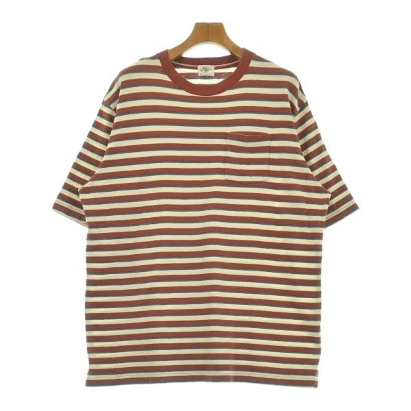 【ブランド】Just Right (ジャストライト)【タイプ】メンズ【商品番号】2200556440048r20251030【コンディション】ランク：B   詳細：毛羽立ちあり【カラー】赤x白x青(ボーダー)【サイズ】M【実寸(cm)】身幅...