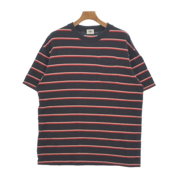 【ブランド】Just Right (ジャストライト)【タイプ】メンズ【商品番号】2200609715093r20251007【コンディション】ランク：B   詳細：全体スレあり【カラー】紺x赤x白(ボーダー)【サイズ】M【実寸(cm)】身幅...