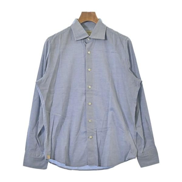 【ブランド】Matteucci (マテウッチ)【タイプ】メンズ【商品番号】2200658212086r20260301【コンディション】ランク：B   【カラー】ブルーグレー系【サイズ】41(XL位)【実寸(cm)】身幅:54cm,肩幅:4...