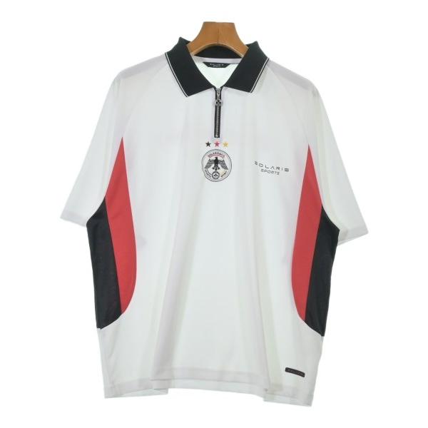 【ブランド】SOLARIS&amp;CO. (ソラリスアンドコー)【タイプ】メンズ【商品番号】2200607419023r20251004【コンディション】ランク：B   【カラー】白x赤x黒【サイズ】-(L位)【実寸(cm)】身幅:53c...