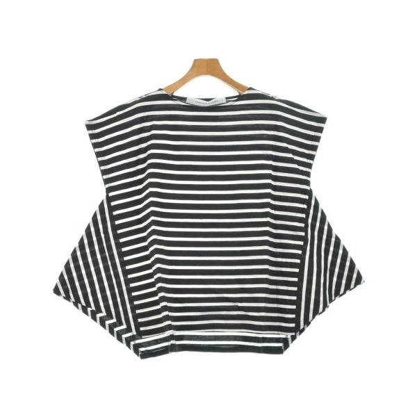 【ブランド】COGTHEBIGSMOKE (コグザビッグスモーク)【タイプ】レディース【商品番号】2200651110044r20260202【コンディション】ランク：A   【カラー】黒x白(ボーダー)【サイズ】F【実寸(cm)】身幅:5...