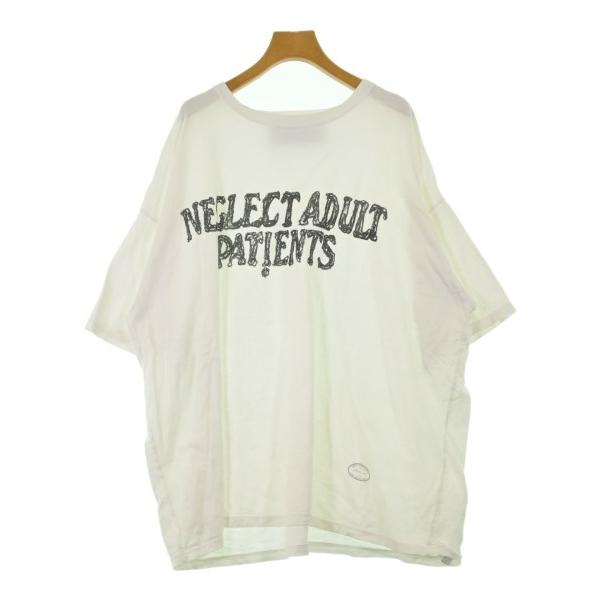 【ブランド】NEGLECT ADULT PATiENTS (ネグレクトアダルトペイシェンツ)【タイプ】メンズ【商品番号】2200591974133r20250810【コンディション】ランク：B   【カラー】白x黒【サイズ】XXXL【実寸(...