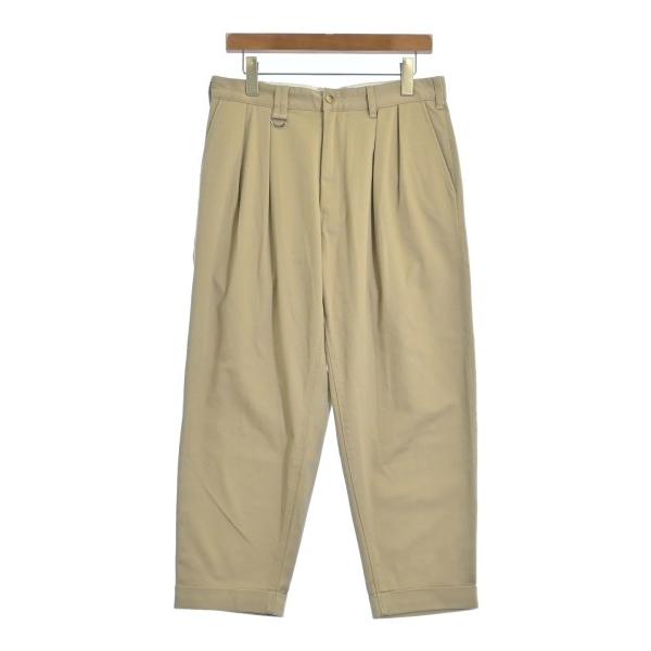 【ブランド】3/2WORKS (3/2ワークス)【タイプ】メンズ【商品番号】2200635368782r20260408【コンディション】ランク：B   詳細：スレ、毛羽立ちあり【カラー】ベージュ【サイズ】L【実寸(cm)】ウエスト:79....