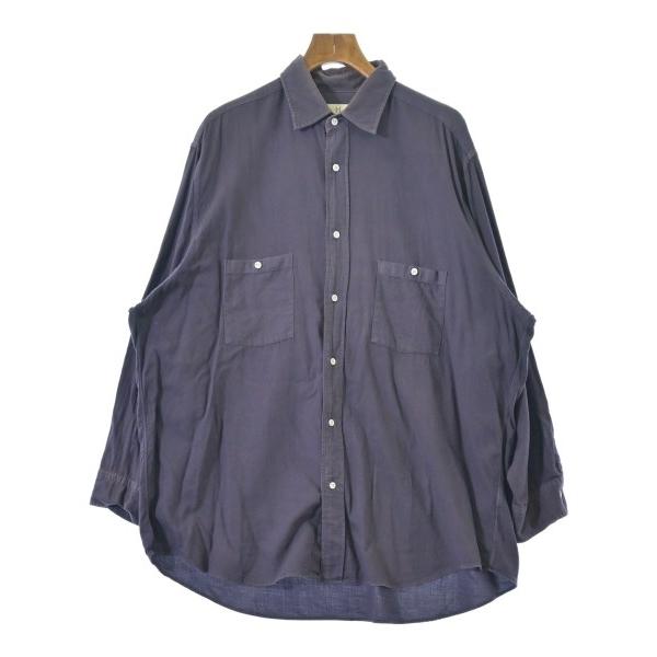 【ブランド】HERILL (ヘリル)【タイプ】メンズ【商品番号】2200659453167r20260303【コンディション】ランク：B   詳細：首元変色あり【カラー】紫【サイズ】2(M位)【実寸(cm)】身幅:66cm,肩幅:53cm,...