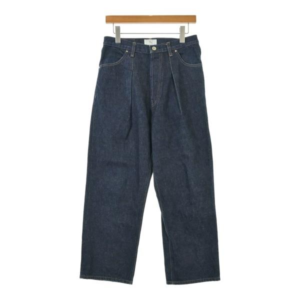 【ブランド】HERILL (ヘリル)【タイプ】メンズ【商品番号】2200656138012r20260306【コンディション】ランク：B   【カラー】インディゴ【サイズ】1(S位)【実寸(cm)】ウエスト:73cm,裾周り:43cm,ヒッ...