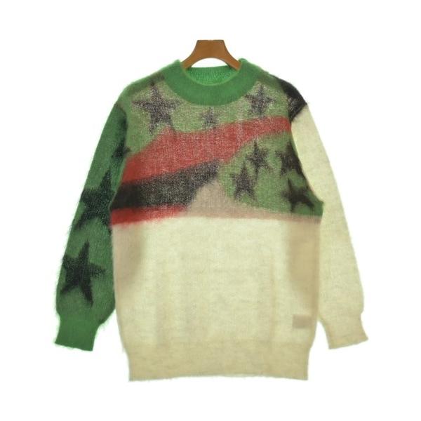 【ブランド】SAINT MICHAEL (セントマイケル)【タイプ】メンズ【商品番号】2200612597020r20251016【コンディション】ランク：新品同様   【カラー】緑xオフホワイトx黒等【サイズ】L【実寸(cm)】身幅:53...