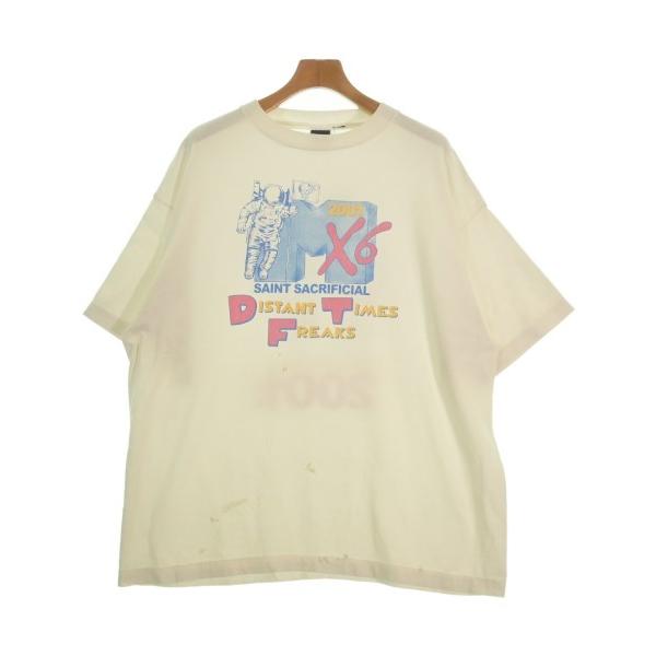 【ブランド】SAINT MICHAEL (セントマイケル)【タイプ】メンズ【商品番号】2200604835055r20250923【コンディション】ランク：新品同様   【カラー】白【サイズ】XL【実寸(cm)】身幅:60cm,肩幅:61c...