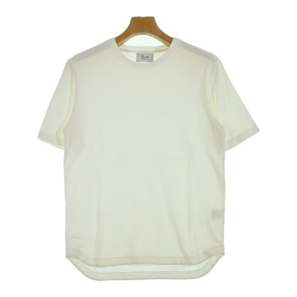 【ブランド】STIR (スティア)【タイプ】メンズ【商品番号】2200616777046r20251026【コンディション】ランク：B   【カラー】白【サイズ】2(M位)【実寸(cm)】身幅:45cm,肩幅:42cm,袖丈:24cm,着丈...