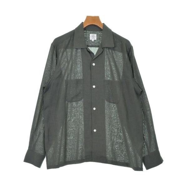 【ブランド】the conspires (ザコンスパイアーズ)【タイプ】メンズ【商品番号】2200648518013r20260124【コンディション】ランク：A   【カラー】グレー系(緑がかっています)【サイズ】L【実寸(cm)】身幅:...