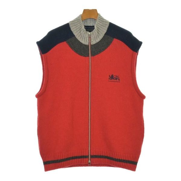 【ブランド】COGNOMEN (コグノーメン)【タイプ】メンズ【商品番号】2200599158054r20250926【コンディション】ランク：A   【カラー】赤x紺xグレー【サイズ】L【実寸(cm)】身幅:54cm,肩幅:54cm,着丈...