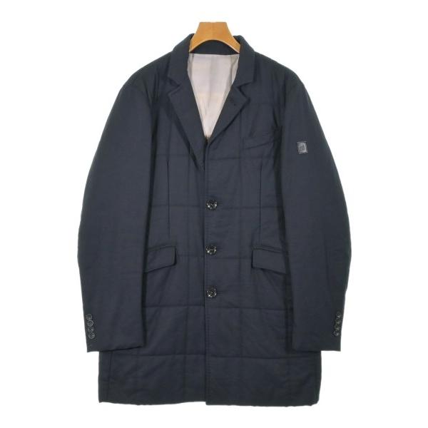 【タイプ】メンズ【商品番号】2200558497033r20250425【コンディション】ランク：B   【カラー】紺【サイズ】48(L位)【実寸(cm)】身幅:55cm,肩幅:48cm,袖丈:67cm,着丈:87.5cm【素材】毛100%...
