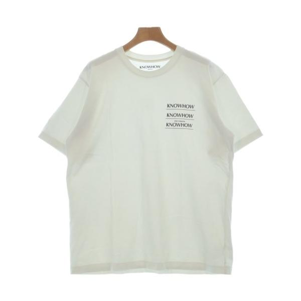 【ブランド】KNOWHOW (ノウハウ)【タイプ】レディース【商品番号】2200626492090r20251230【コンディション】ランク：B   詳細：首まわり汚れあり【カラー】オフホワイト【サイズ】F【実寸(cm)】身幅:51cm,肩...