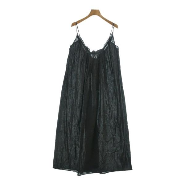 【タイプ】レディース【商品番号】2200510458102r20241218【コンディション】ランク：B   詳細：引っかかりがあります。【カラー】黒【サイズ】F【実寸(cm)】身幅:49cm,肩からの総丈:120cm【素材】綿100% 【...