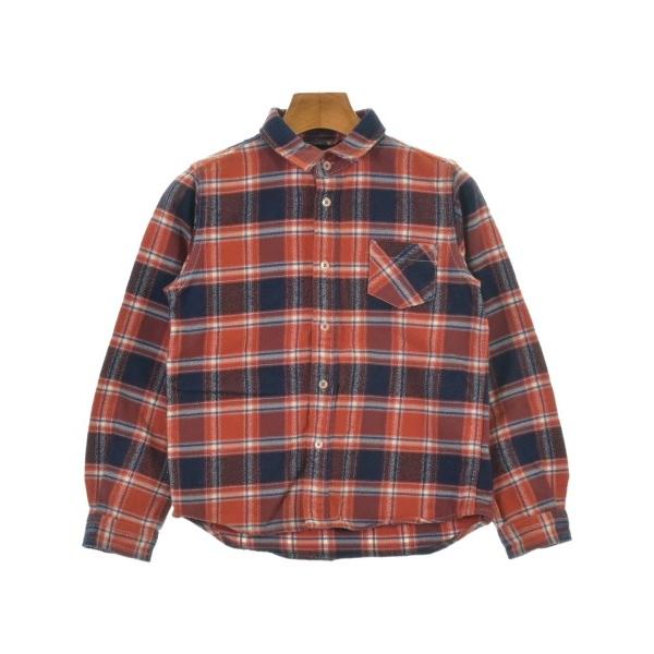 【ブランド】BAYFLOW (ベイフロー)【タイプ】キッズ【商品番号】2200616972021r20251029【コンディション】ランク：B   詳細：毛羽立ちあり【カラー】赤x紺x白(チェック)【サイズ】140(11T-12T)【実寸(...