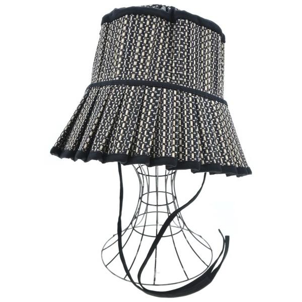 【ブランド】Lorna Murray (ローナマーレイ)【タイプ】レディース【商品番号】2200641617447r20260203【コンディション】ランク：B   【カラー】黒xベージュ【サイズ】M【実寸(cm)】頭まわり:55cm,ツバ...