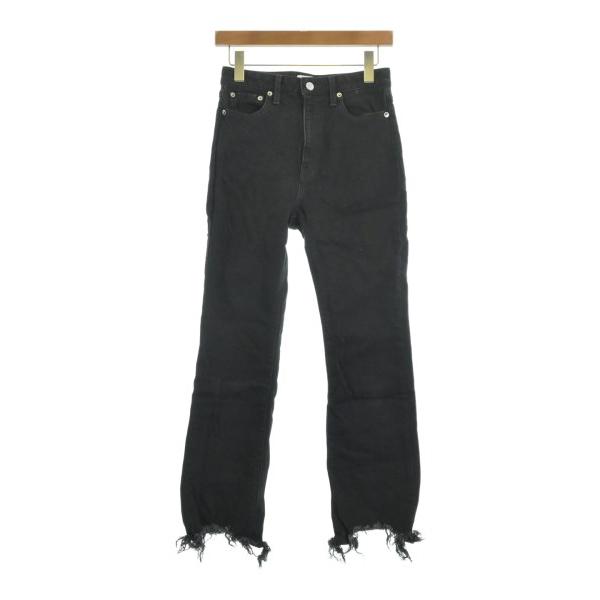 【ブランド】WORDROBE (ワードローブ)【タイプ】レディース【商品番号】2200616997086r20251027【コンディション】ランク：B   【カラー】黒(デニム)【サイズ】25(S位)【実寸(cm)】ウエスト:66.5cm,...