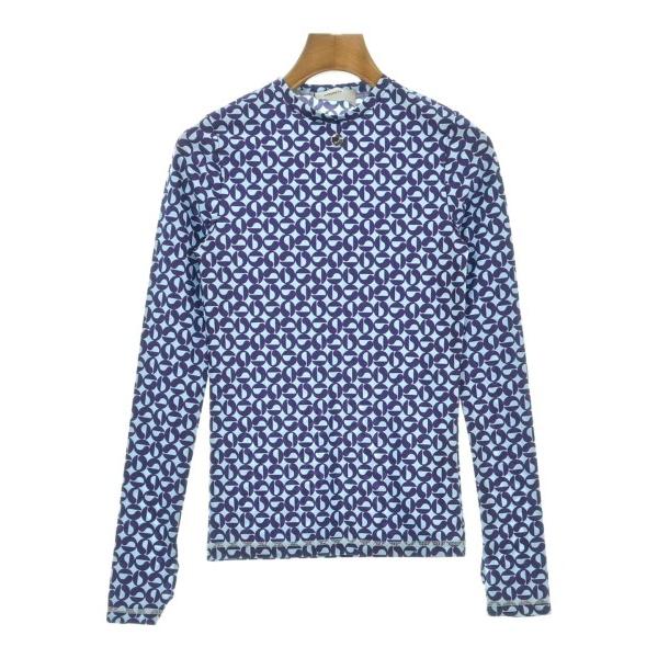 【ブランド】Coperni (コペルニ)【タイプ】レディース【商品番号】2200627511288r20251121【コンディション】ランク：A   【カラー】水色x紫(総柄)【サイズ】XS【実寸(cm)】身幅:32.5cm,肩幅:33.5...